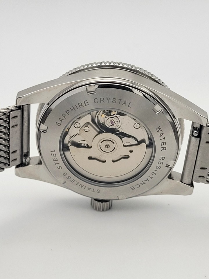 Custom James Bond SPECTRE Black Watch Seiko TMI NH35 Auto Movt 100m ...