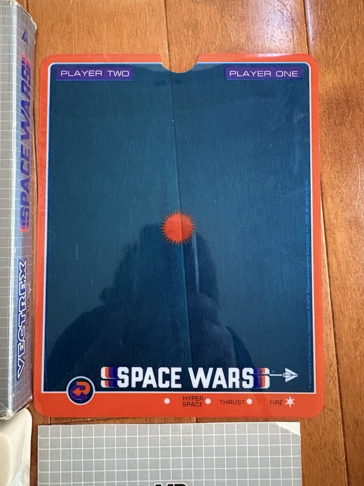 Vintage~Vectrex~SPACE WARS~Working Game W/box, Manual, Overlay | eBay