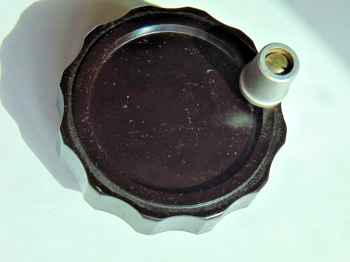 2.25 inch black Spinner knob 1/4 inch mount ham radio vintage knobs | eBay