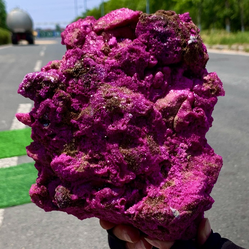 7.99LB Natural Rough Red Corundum Phlogo Pit Mineral Spirits Ruby Raw ...