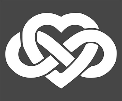 7"x10" Clear Plastic Stencil - Heart Infinity Love (SN236) | eBay