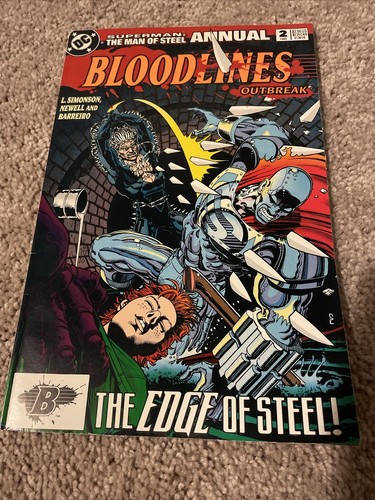 Superman: The Man of Steel Annual #2 (Bloodlines: Outbreak) DC Comics ...