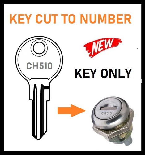1 x CH510 Key Fits Tool Box, Paddle, Whale Tail Lock, Caravan storage ...