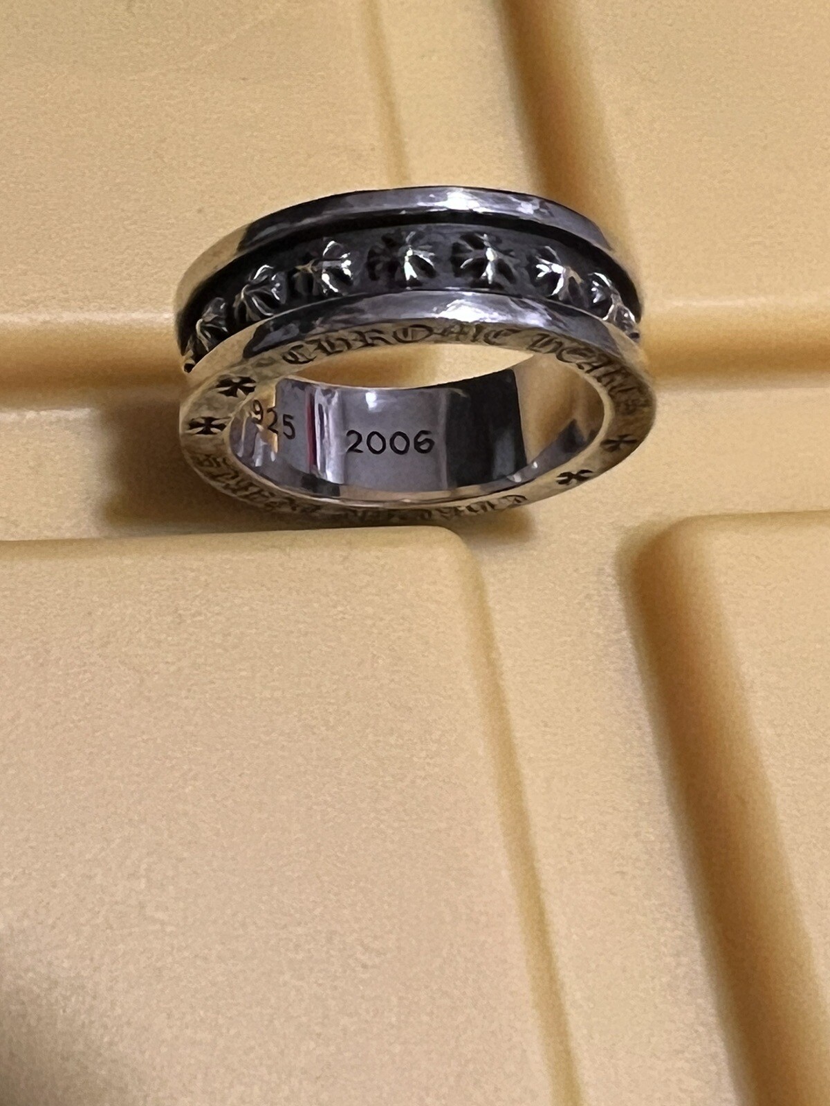 Chrome Hearts Tiny Plus Ring - Gem