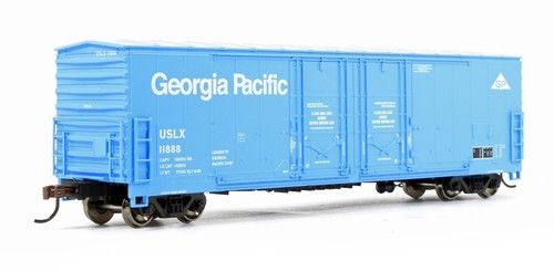 ATHEARN 'HO' GAUGE ATH67726 GEORGIA PACIFIC 50' DOUBLE DOOR PLUG BOX ...