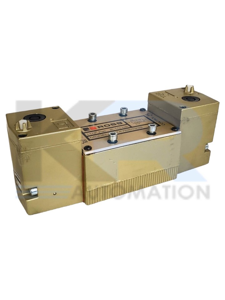 NEW Ross W7476B4332 Pneumatic Solenoid Double Control Valve 110-120V 50 ...