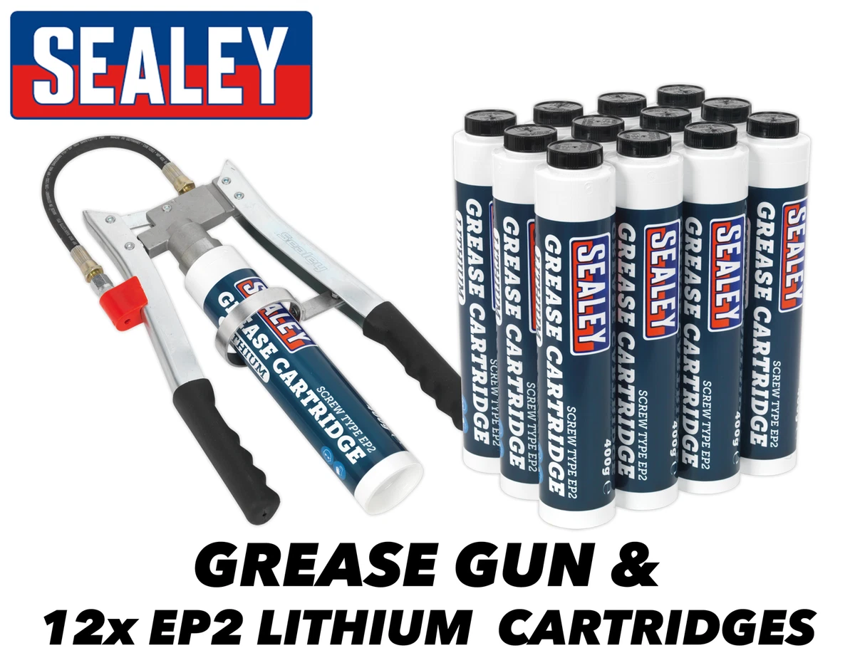 Screw Type EP2 Lithium Grease Cartridge 400g Pack Of 12, 54% OFF