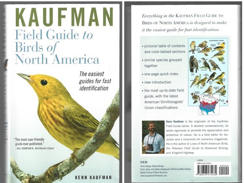 Birds of North America A Kaufman Field Guide Color Illustrated Near ...