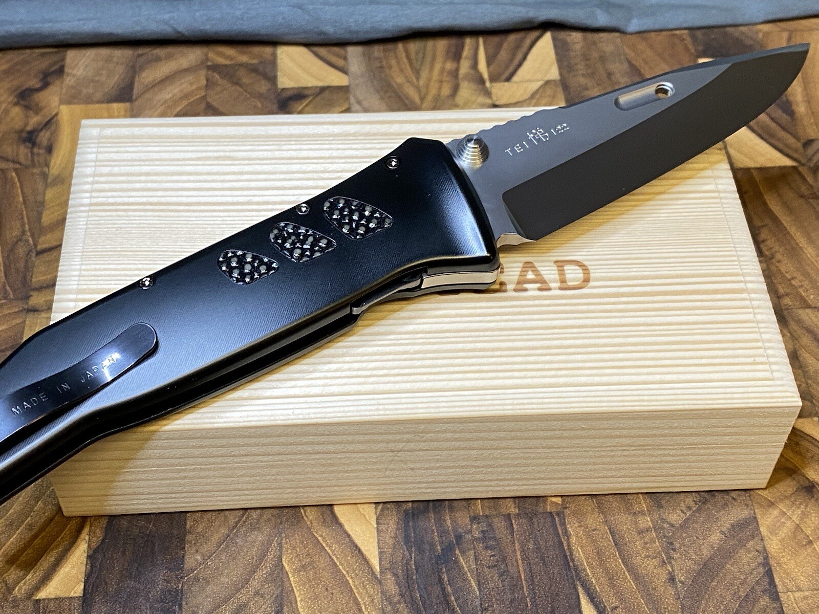 Rockstead TEI-ZDP Japanese Folding Knife 3.5" ZDP-189 Mirror Finish ...