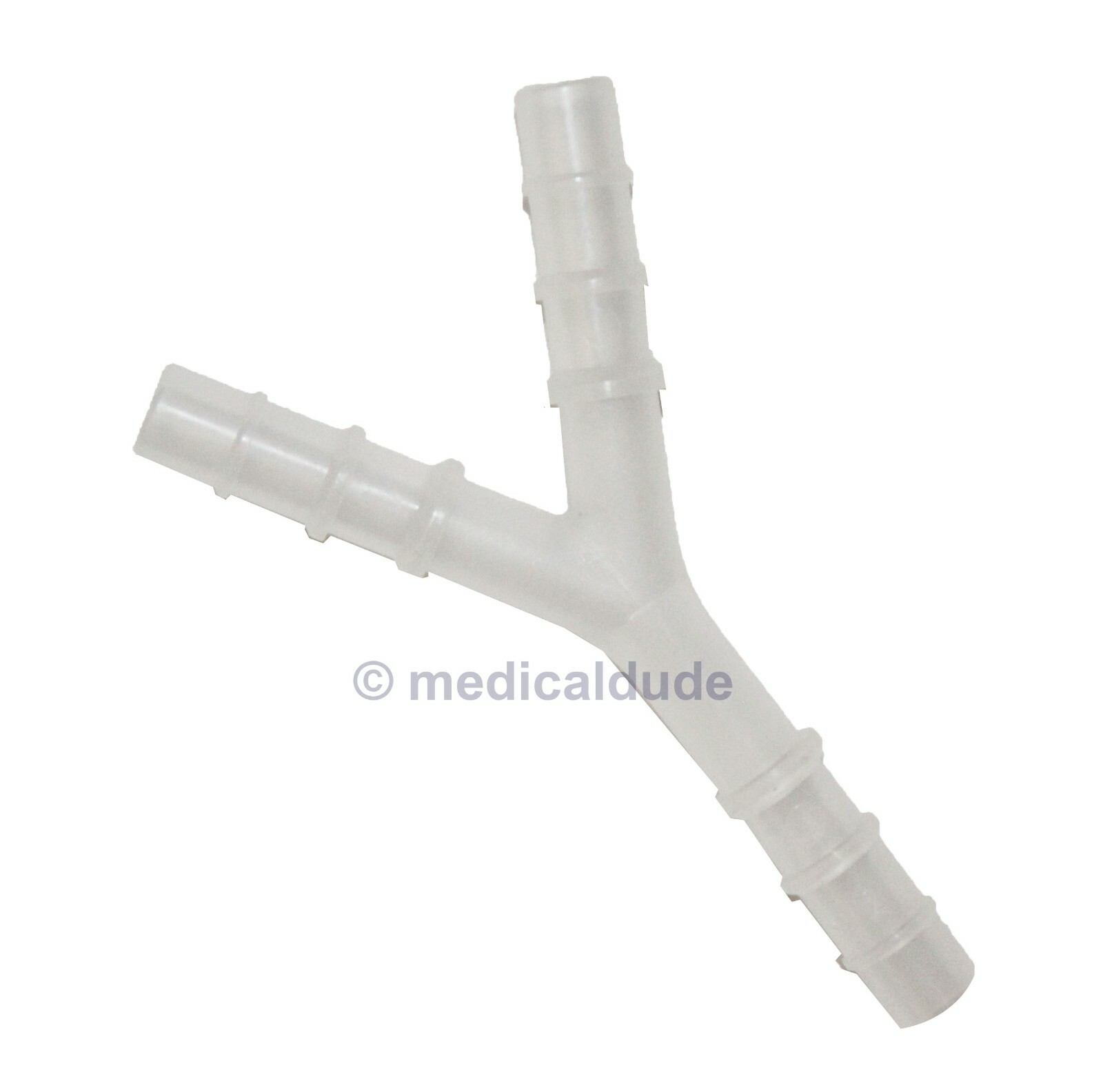 Y Tubing Connector for Oxygen & Aerosol Therapy Male to Male 5 Pack 1/4 ...