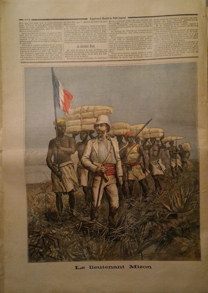 LE PETIT JOURNAL 1892 - N° 85 LE GÉNÉRAL MELLINET - LE LIEUTENANT MIZON ...