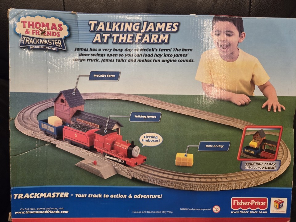 Thomas And Friends Track Master Talking James At The Farm | eBay UK