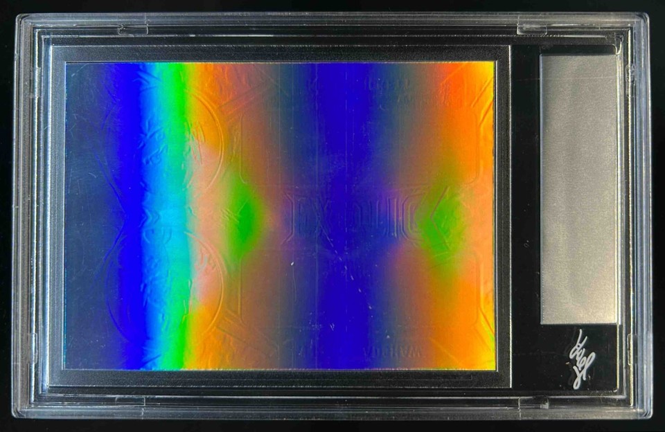 2022 Leaf Exotic Terry Bradshaw Kenny Pickett Prismatic Cheetah Dual ...