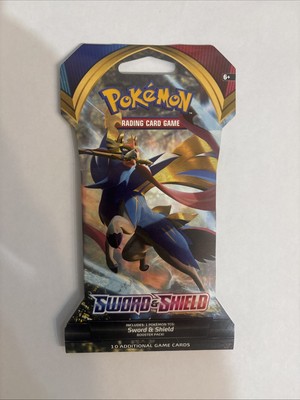 Pokemon TCG: Sleeved 10 Card Booster Pack Sword and Shield Base Set | eBay