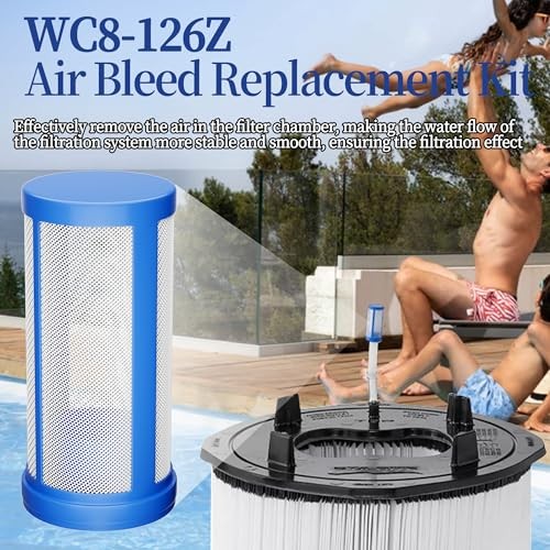 WC8-126Z Air Bleed Replacement Kit Compatible with Pentair Pool and Spa ...