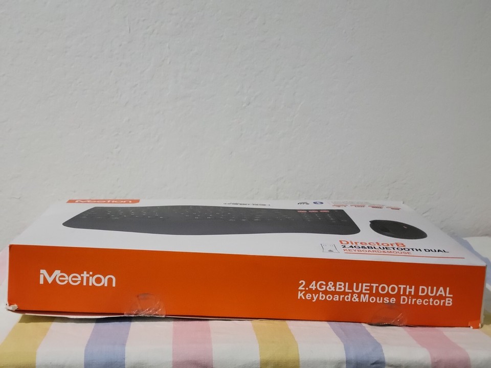 MEETION Ergonomic Keyboard and Mouse Wireless Combo Black | eBay