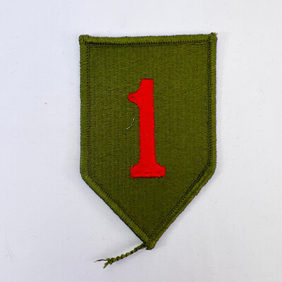 Vintage Patch US Army 1st Infantry Division Big Red One Sew On Shoulder ...