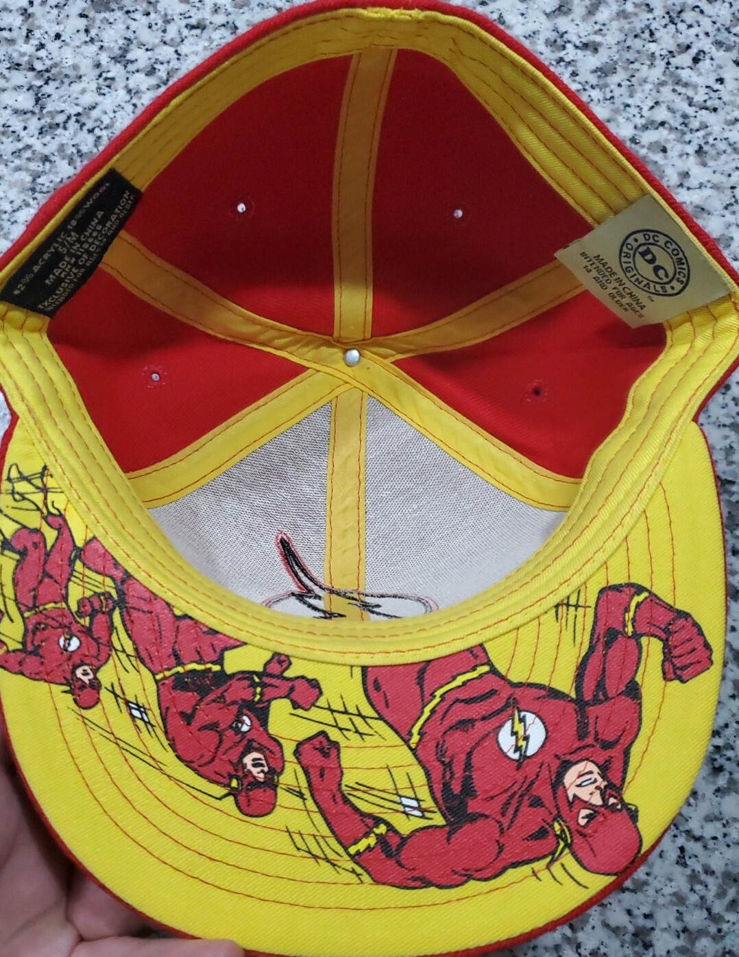 Flash DC Comics Fitted Hat Super Heroes Sz Small/Medium RN#115665 | eBay