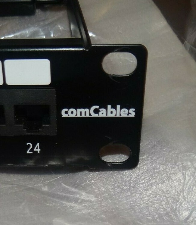 ComCables Standard Patch Panel Cat 6 | 24-Port loaded with com circuits ...