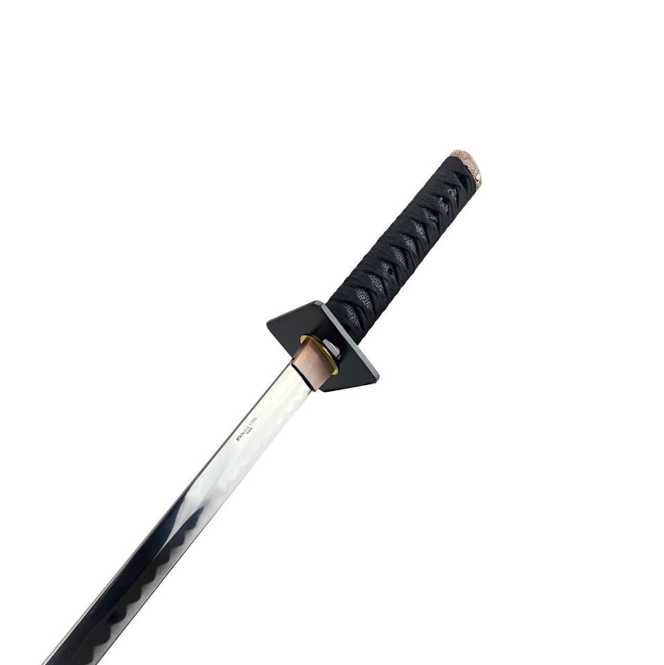 Ninja Sword Steel Blade Wrapped Handle Ninjato with Scabbard | eBay