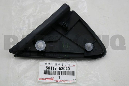 6011752040 Genuine Toyota COVER SUB-ASSY, FRONT PILLAR, UPR RH 60117 ...