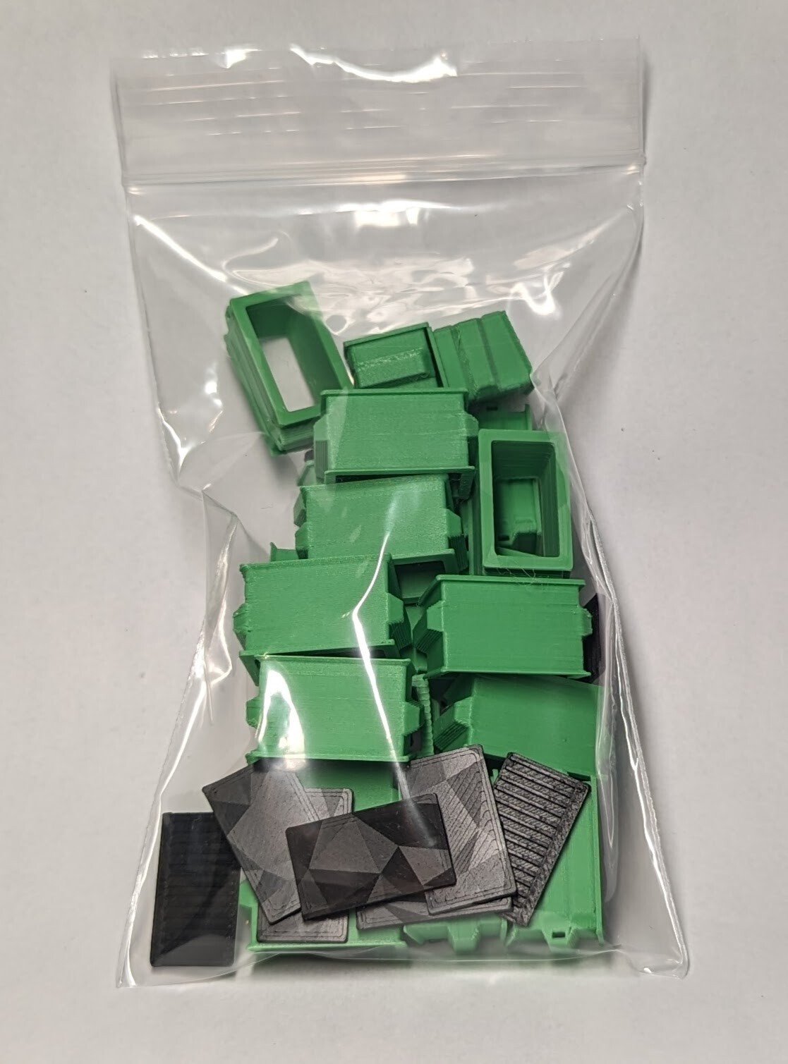 (20) - Green Garbage Trash Dumpster w/ Lid HO Scale 1:87 Piko Walthers ...