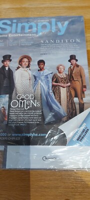 SIMPLY DVD UK PROMO MAGAZINE 2019 ANNE REID SANDITON GOOD OMENS STEPHEN ...