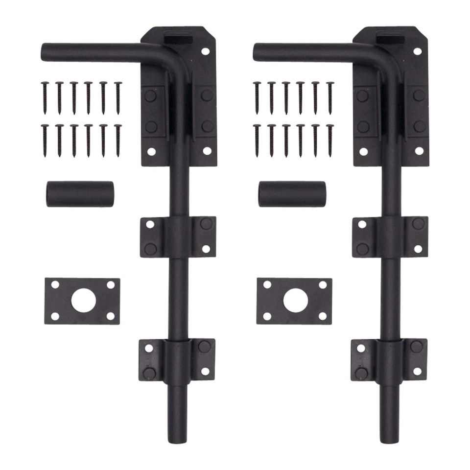 Gate Garage Drop Bolt Heavy Duty 12"/18" Drop Down Bolts - Galvanised ...