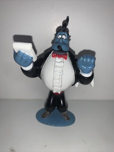 Vintage '92 Disney Aladdin Blue Genie Waiter Tuxedo 4” Figurine | eBay