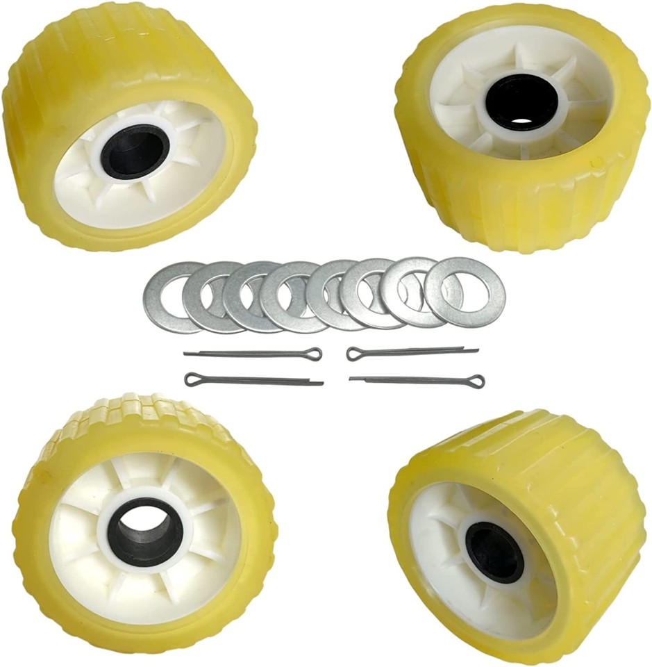 Boat Trailer Rollers - Heavy-Duty - Protect Boat, Easy Install, Durable ...