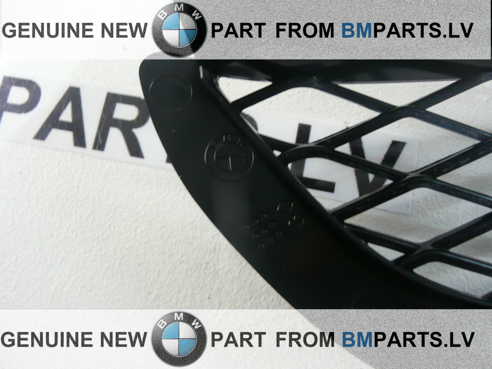 NEW GENUINE BMW X5 E53 FACELIFT FRONT BUMPER GRID UPPER RIGHT BLACK ...