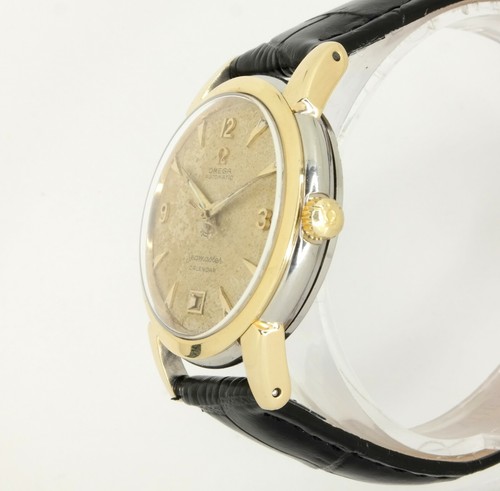 1951 Omega Seamaster Calendar Gold Capped 2627-7SC Caliber 353 ...