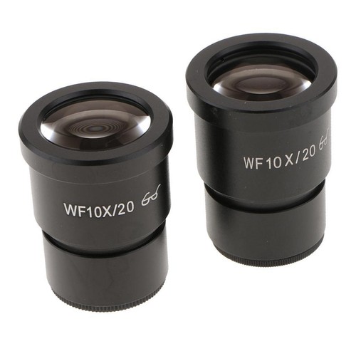 Microscope Eyepiece Lens 10X Magnification 20mm Field of View Fully ...