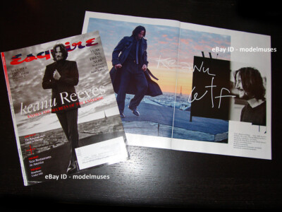 KEANU REEVES 'Keanu WTF' 12-Page Article + Cover ESQUIRE Winter 2021 ...