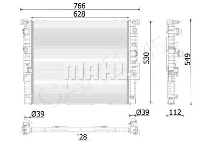 MAHLE Radiator For BMW G30 F90 M5 G11 G12 15-19 17118743667 | eBay