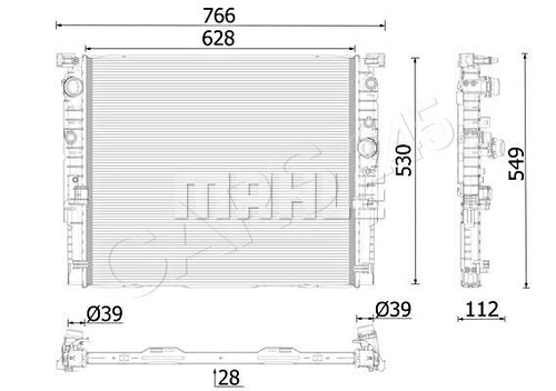 MAHLE Radiator For BMW G30 F90 M5 G11 G12 15-19 17118743667 | eBay