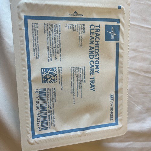 Medline Tracheostomy Trach Clean And Care Tray Kits DYND40610 Box Of 20 ...