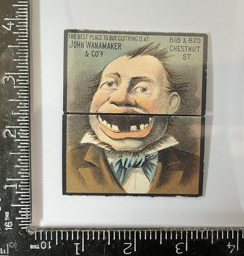 JOHN WANAMAKER METAMORPHIC PORTRAIT CARD | eBay