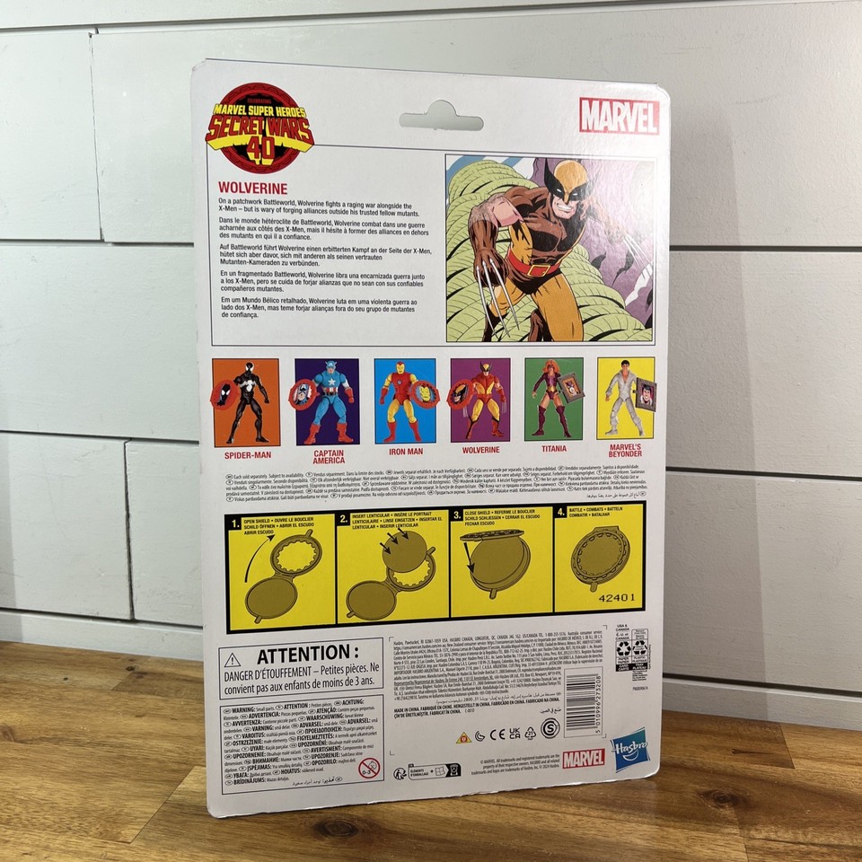 Marvel Legends Avengers Secret Wars Wolverine 6" Scale Action figure ...