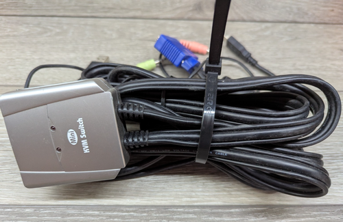 KVM Switch with 2-Port PS/2, USB and VGA Cables | eBay UK