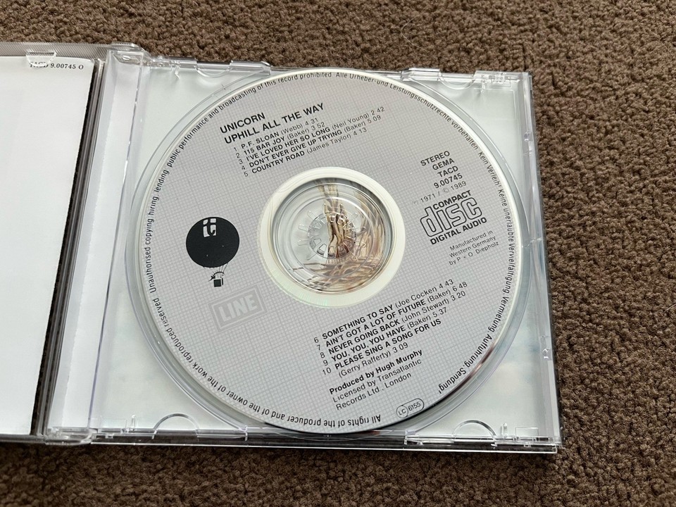 Unicorn - Uphill All The Way - CD (1989) Folk Rock 1971 | eBay UK