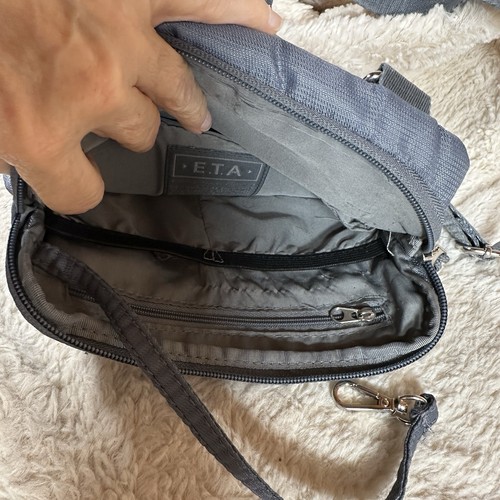 ETA Everyday Travel Adventure Crossbody Bag Blue/ Gray Effortless By ...