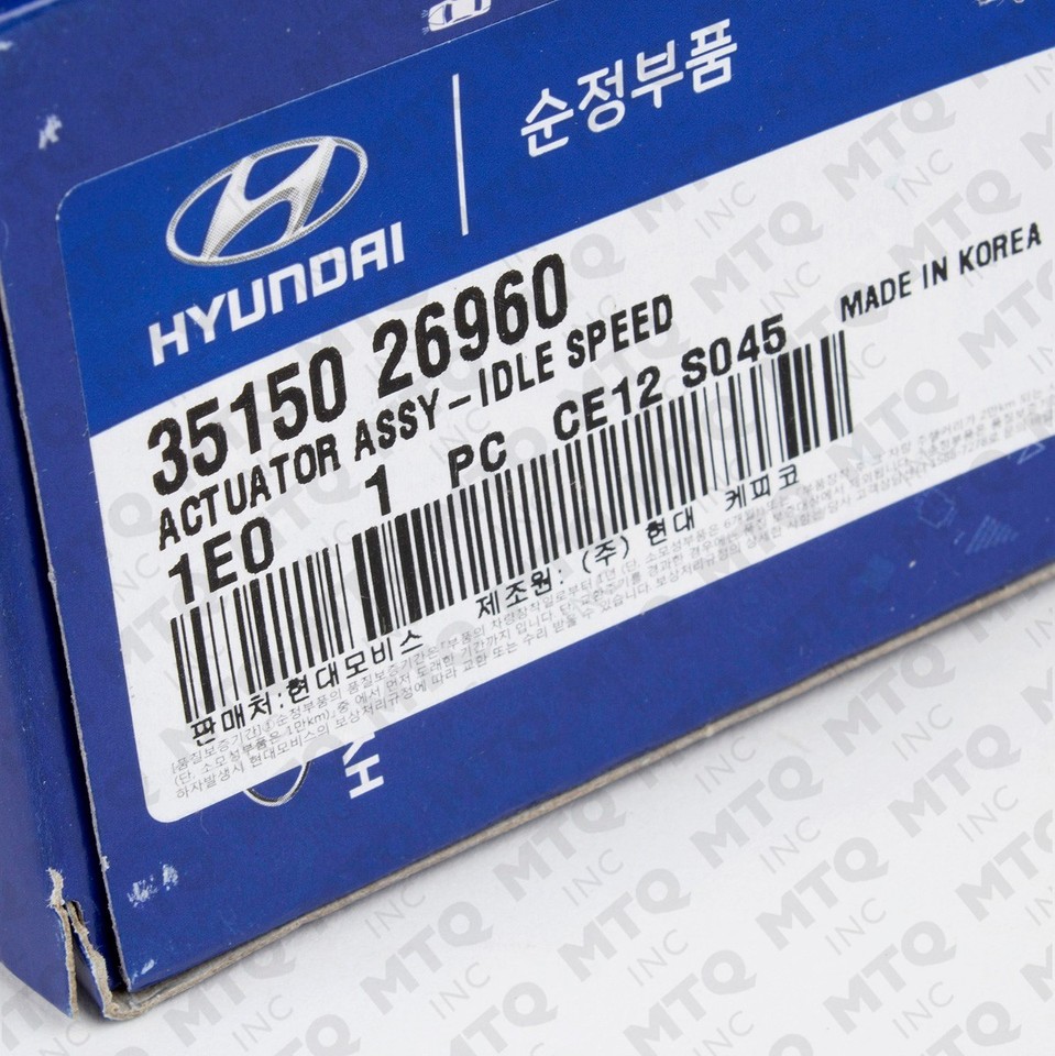 Genuine Idle Speed Actuator Assembly for Select Hyundai Kia 35150-26900 ...