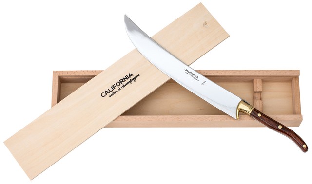 California Champagne Saber Company SABRAGE Sword Edition Napa Blackwood ...