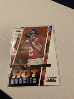 2022 Score Football Hot Rookies #HR2 Matt Corral Rc | eBay