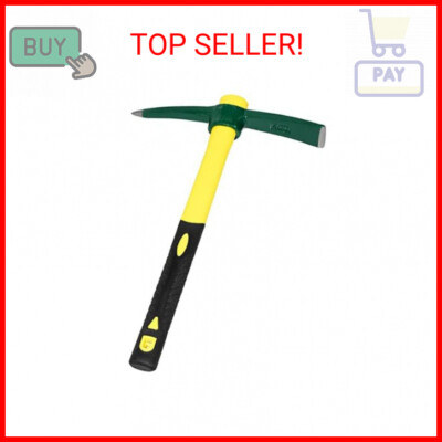 Forged Adze Pick, Weeding Mattock Hoe, Pick Axe 15-Inch, One Piece ...