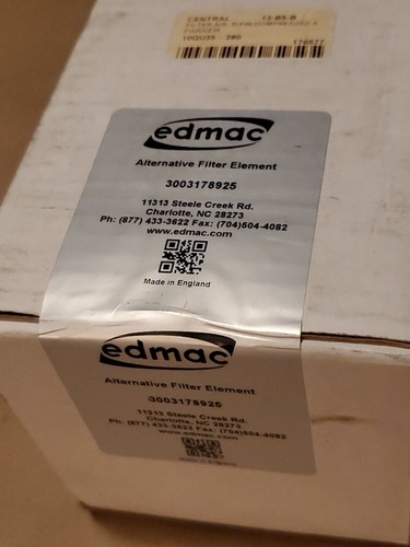EDMAC 10QU35-280 Finite Replacement Filter Element, OEM Equivalent ...