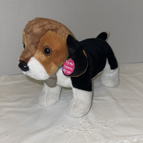 Nintendogs Plush Beagle Dog Puppy 13" Stuffed Animal Gift Barks Wags ...