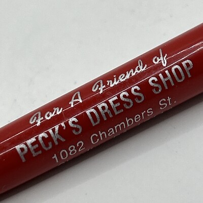 VTG Ballpoint Pen Peck's Dress Shop Oberlin PA | eBay