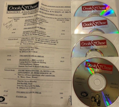 11/5/98 LORIANNE CROOK & CHARLIE CHASE 4 HR COUNTDOWN:TERRI CLARK;AARON ...